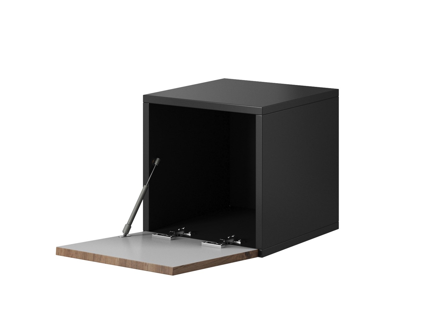 Cama full storage cabinet ROCO RO5 37/37/39 black/black/white | Ronis
