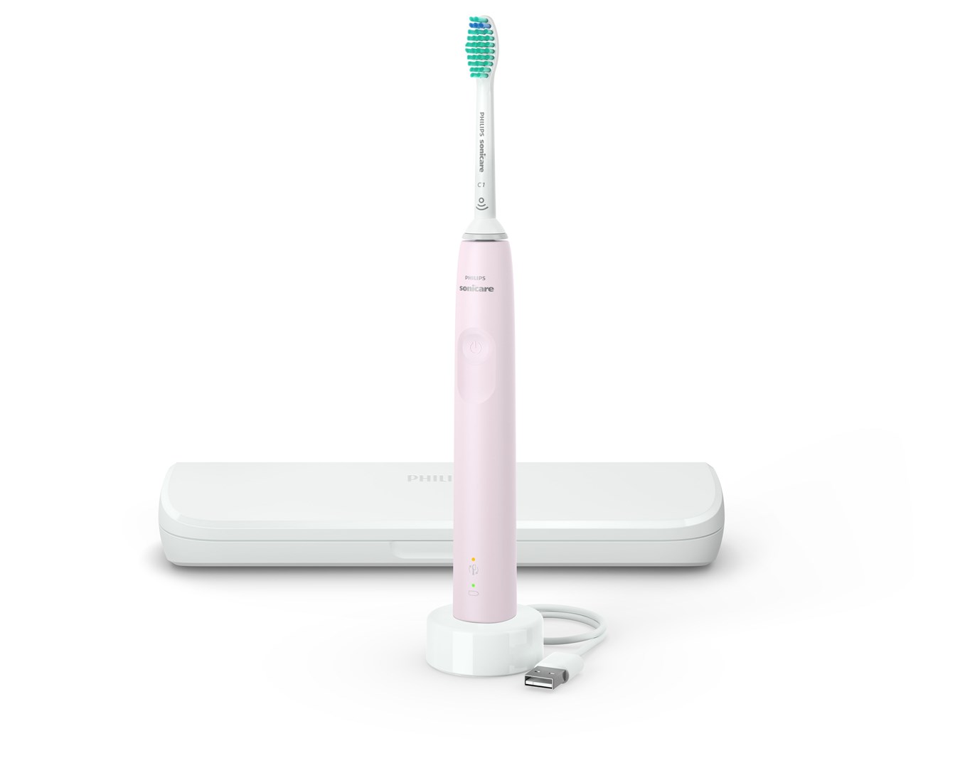 Philips 3100 series HX3673/11 Sonic electric toothbrush with case ...
