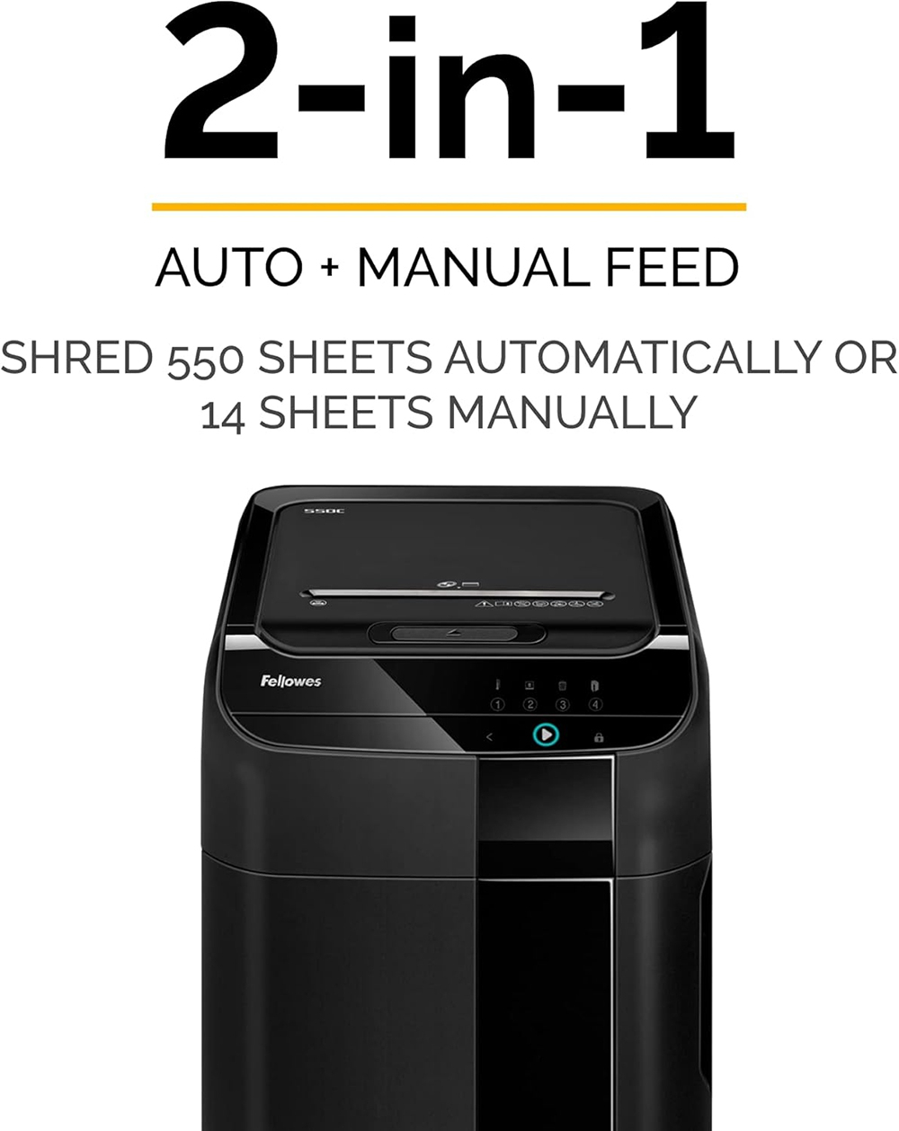 Fellowes AutoMax 550C Cross-Cut Shredder | Ronis