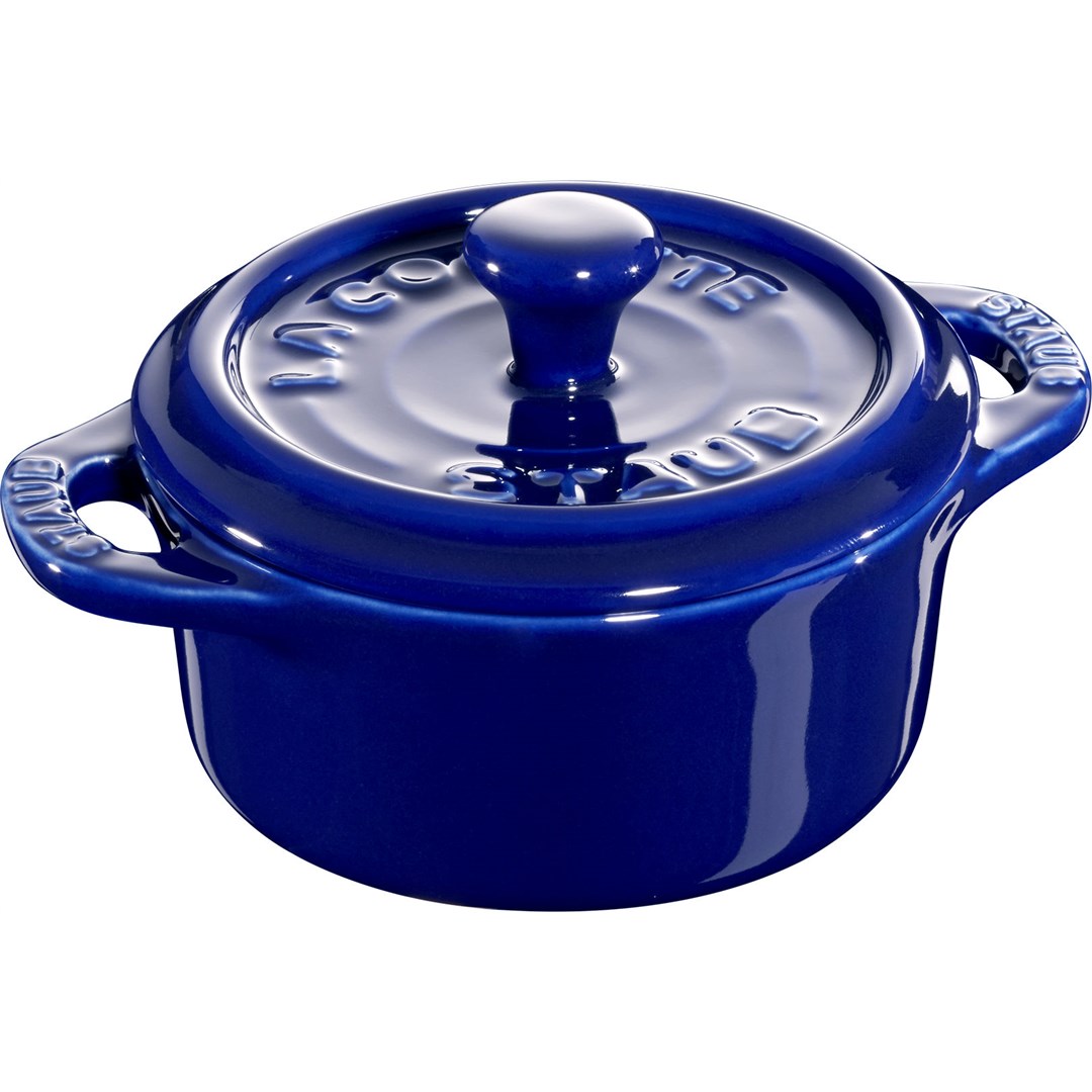 Staub Mini Cocotte Round - 200 ml, Blue | Ronis