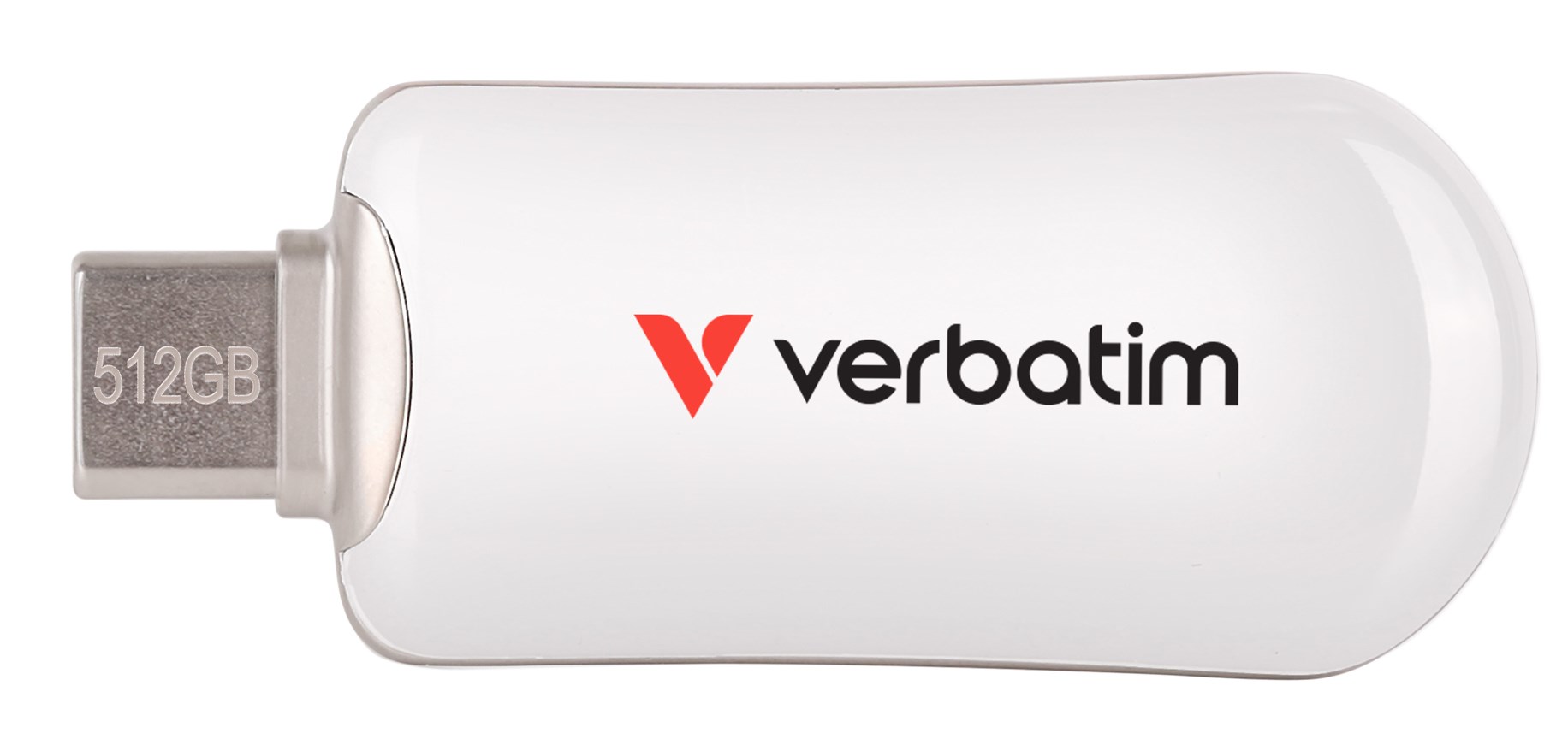 USB-C Flash Memory STICK 512 GB Verbatim Plectra White | Ronis